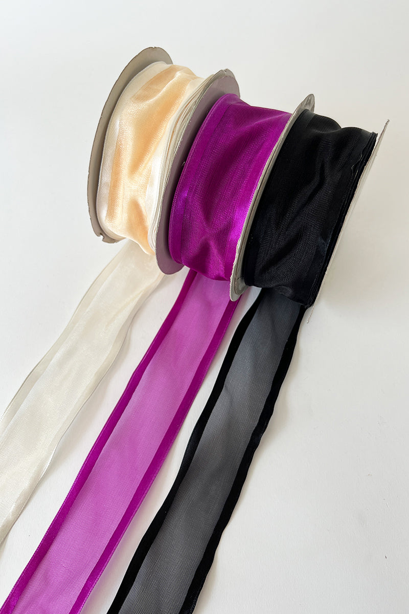 Organza Satin Edged & Wired Edge Ribbon – Shop Griff Retail
